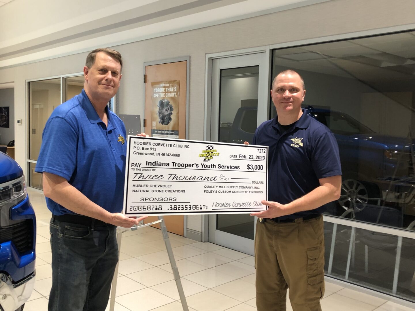 Charity - Hoosier Corvette Club